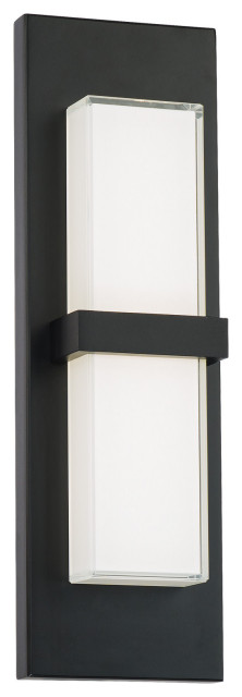 WAC Lighting WS-W21116-35 Bandeau 16" Tall LED Outdoor Wall ...