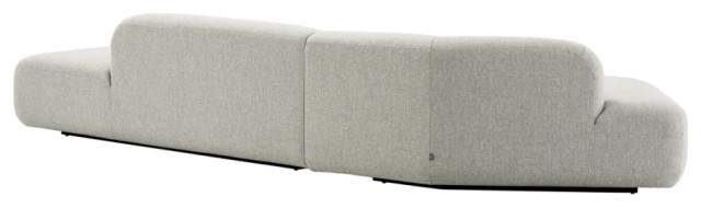 Irregular-Shaped Gray Sofa, Eichholtz Taraval - Transitional ...