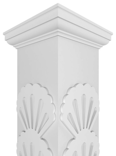 Craftsman Classic Square Non-Tapered Arts & Crafts Fretwork Column, 8 ...