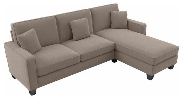 Bush Furniture Stockton 102W Sectional Couch with Reversible Chaise ...