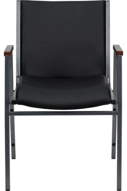 Set of 5 Multipurpose Chair, Stackable Design With Comfortable Black ...