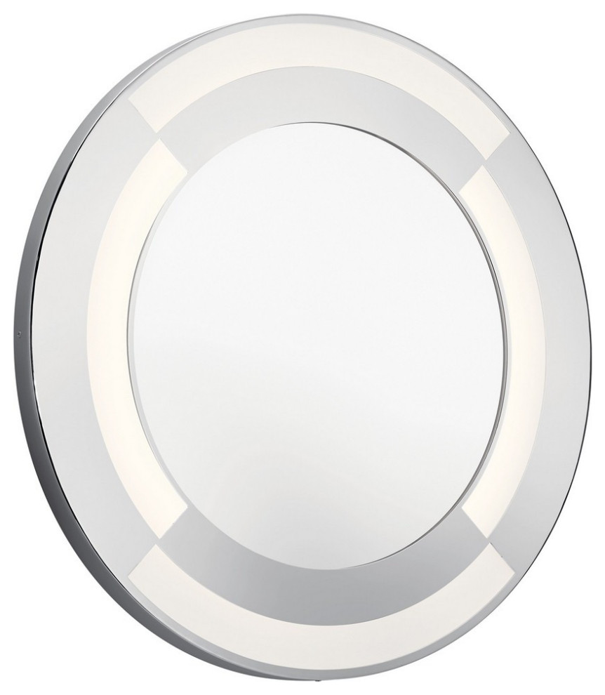 Elan Lighting 84043 30 Inch 1 LED Round Lighted Mirr - Modern ...