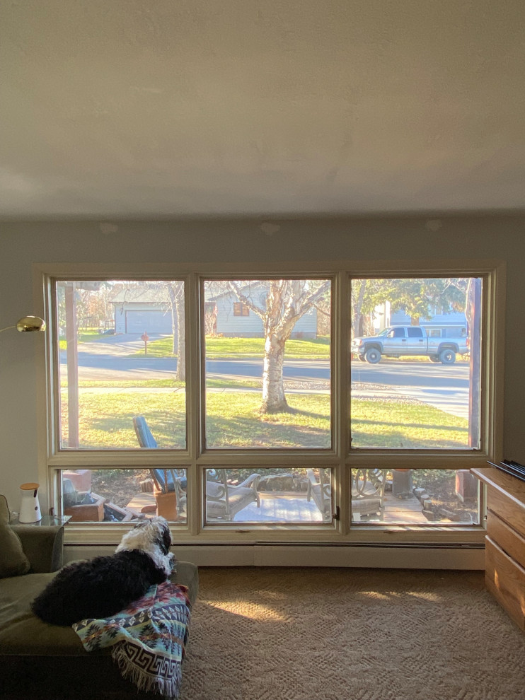 Window Treatments for Large, Front Facing Windows that Open on Bottom ...
