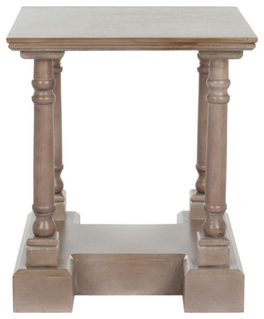 Davis End Table, Vintage Gray - Traditional - Side Tables And End ...