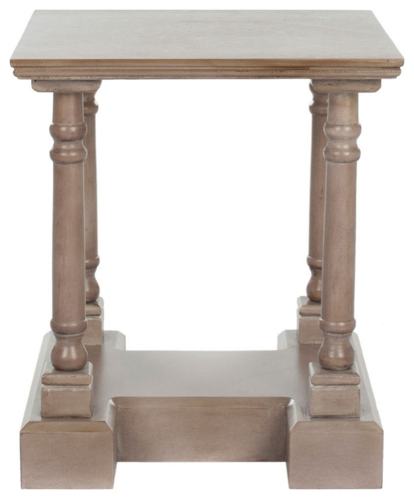 Davis End Table, Vintage Gray - Traditional - Side Tables And End ...