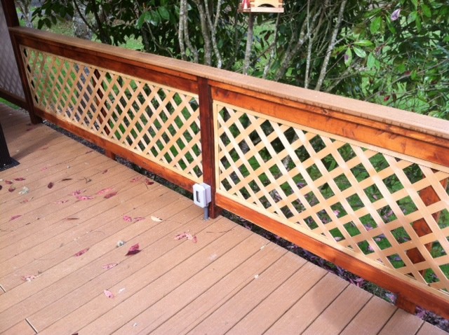 Lattice Deck Railing Ideas