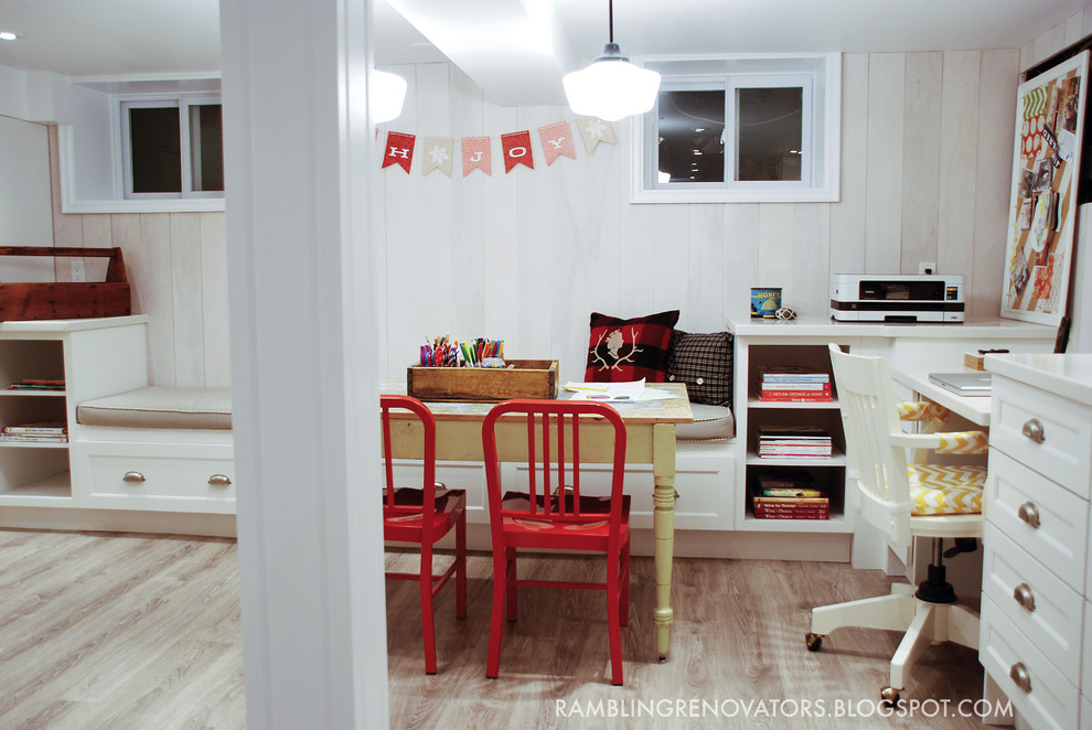 Basement Craft Area - Toronto - by Jennifer - Rambling Renovators | Houzz