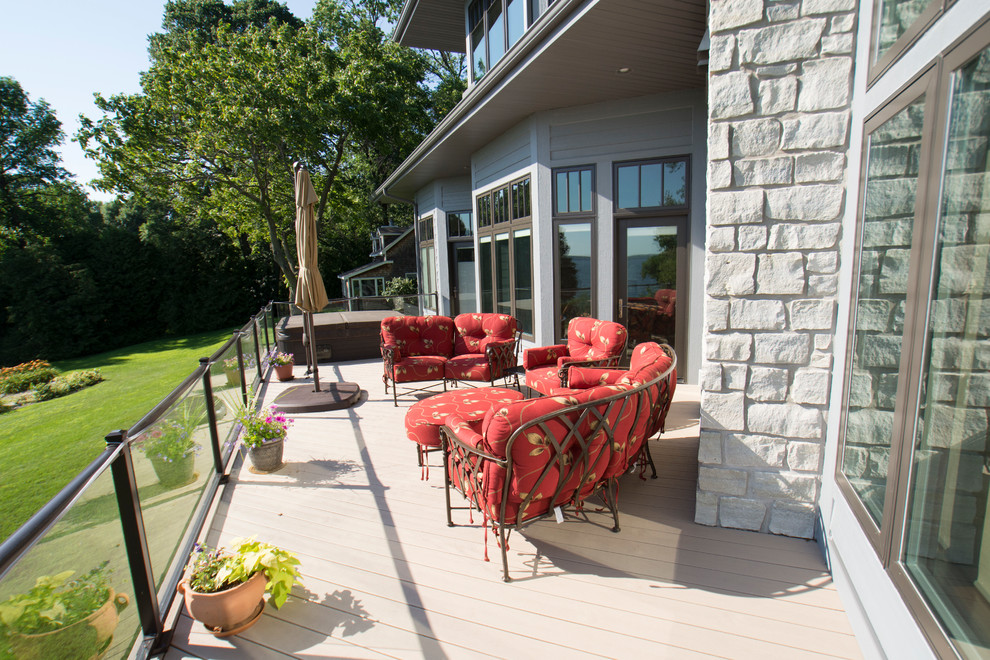 Waterfront Contemporary Two Story Home - Verandah - Other - by C & C ...