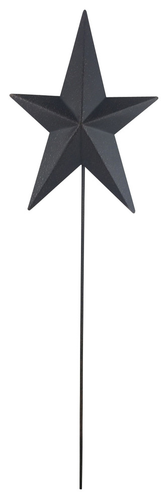 Tin Star Picks, Black, Set of 6, 16.5" - Southwestern - Decorative ...