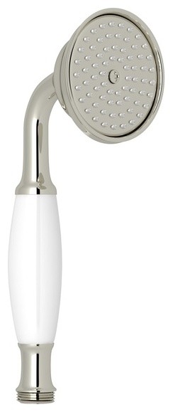 Rohl Brass 2 GPM Wall Mounted Handshower, Polished Nickel - Showerheads ...