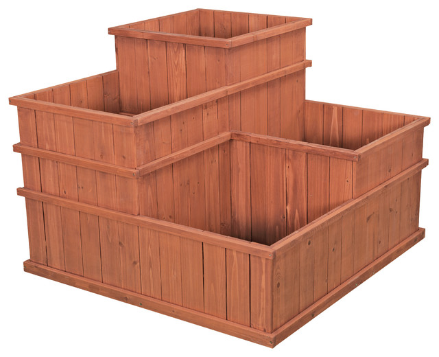Multi Level Planter - Transitional - Outdoor Pots And Planters - by ...