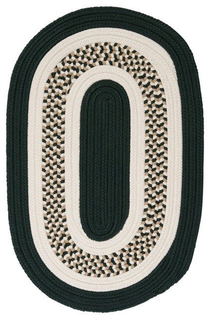 Colonial Mills Flowers Bay FB62 Dark Green Indoor/Outdoor Area Rug, 2 ...