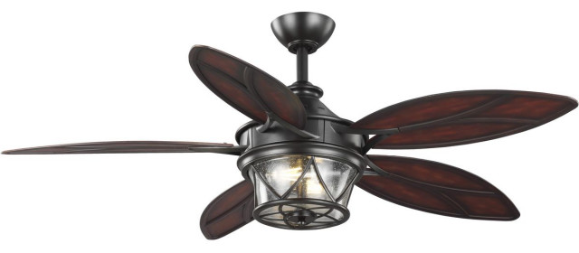 Alfresco Collection 5-Blade Architectural Bronze Ceiling Fan ...