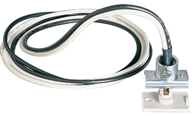 Anywhere Power Feed With 3/8" Greenfield Connector, White - Traditional ...