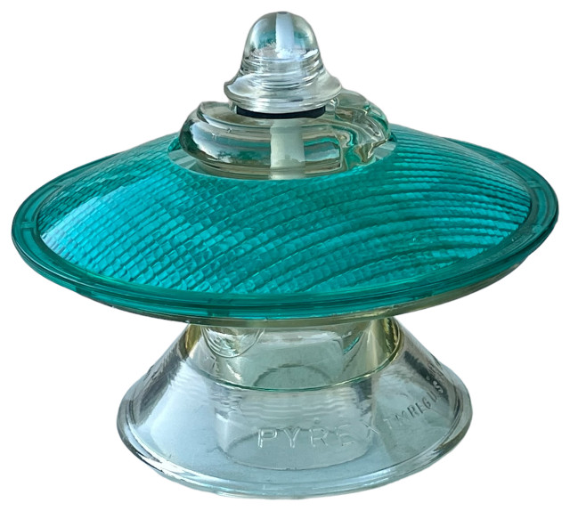 Insulator Light Pyrex with Trafficlight Lens Pendant Aqua ...