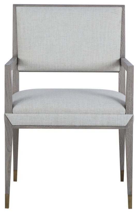 Roman Dining Arm Chair Madison Dove/Gray - Transitional - Dining Chairs ...