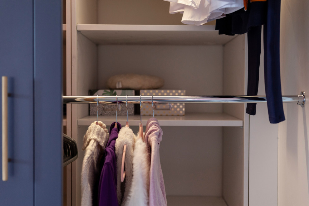 Wardrobe with integrated desk - Modern - Wardrobe - Cardiff - by MY ...