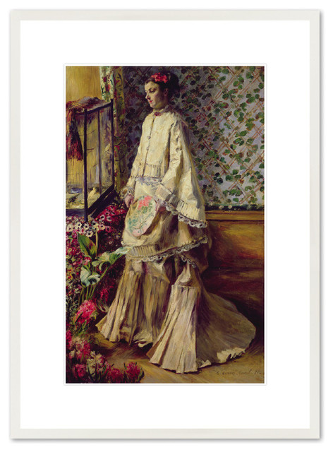 Portrait of Rapha, 1871, 22" x 28" - Artwork - by 1000 Museums | Houzz