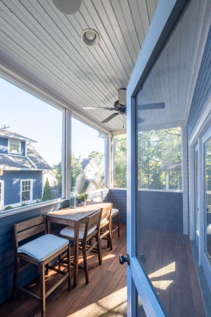 A Blue Screened & Open Air Porch - Nashville - by The Porch Company ...