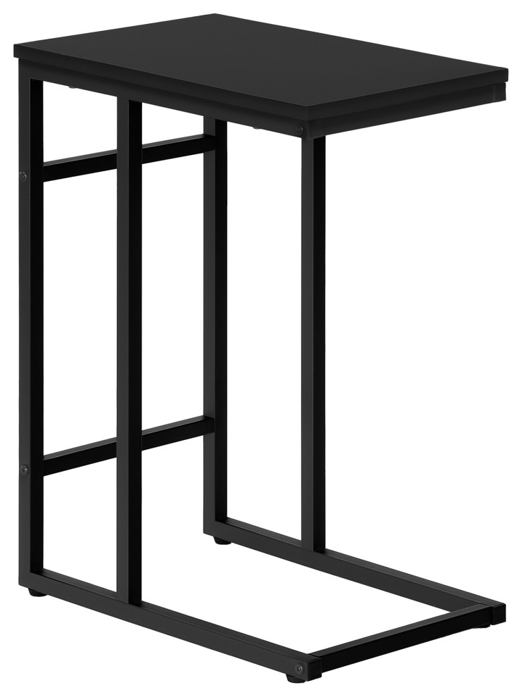 C-Shaped Accent Table, Metal - Industrial - Side Tables And End Tables ...