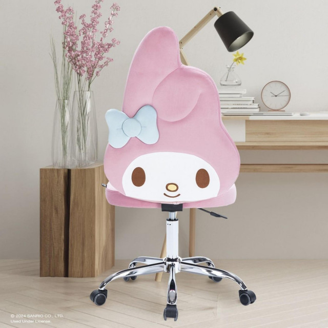 My Melody Swivel Vanity Chair with Adjustable Height - Contemporary ...