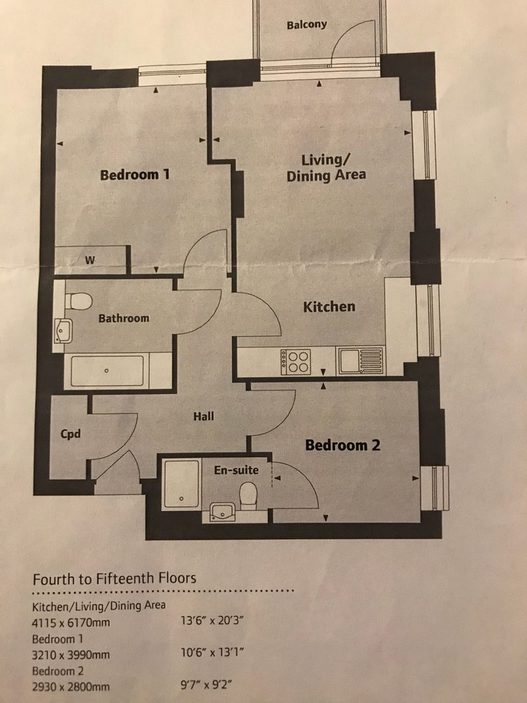 9’7 x 9’2 double room layout- ideas needed | Houzz UK