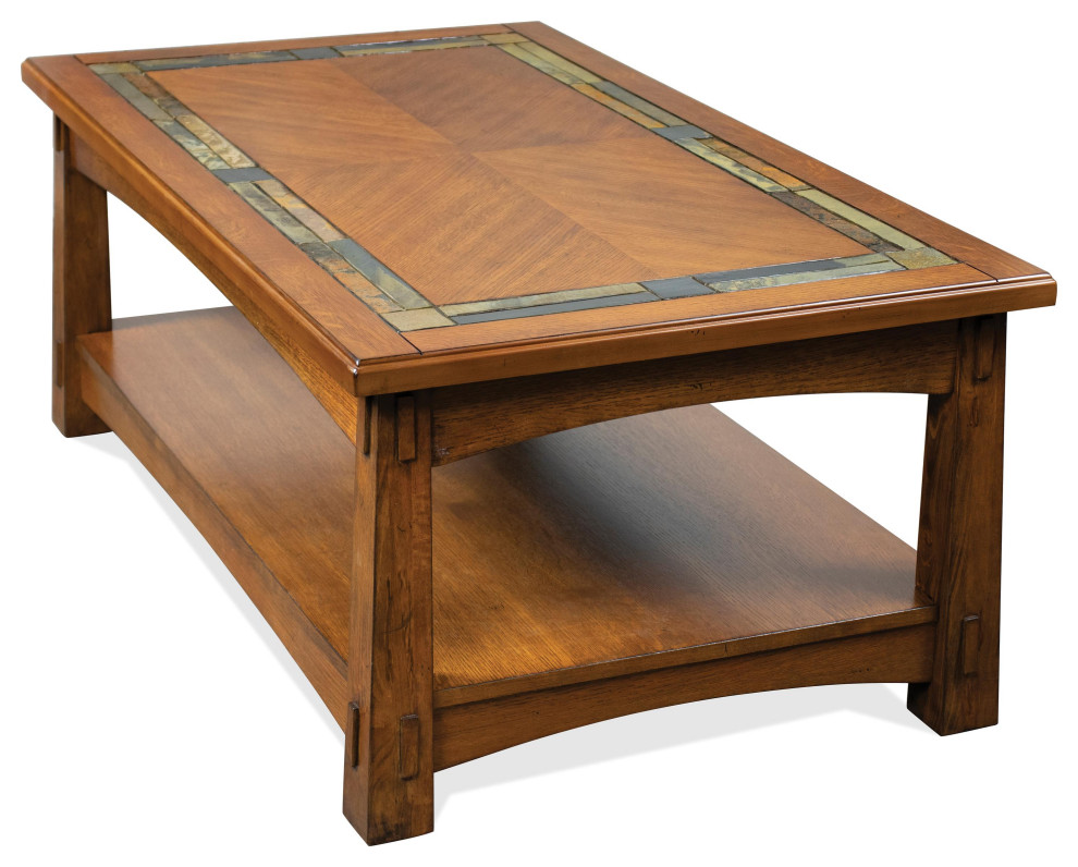 Riverside Furniture Craftsman Home Coffee Table - Transitional - Coffee ...