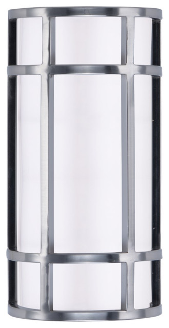 Maxim Moon Ray 12" LED Outdoor Wall Sconce 55571WTSN - Satin Nickel ...