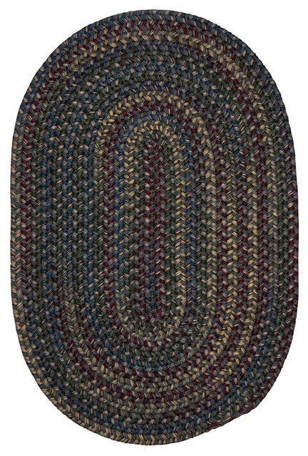 Midnight Rug, Charcoal, 2'x12' Oval, 2'x12' Oval - Contemporary - Hall ...
