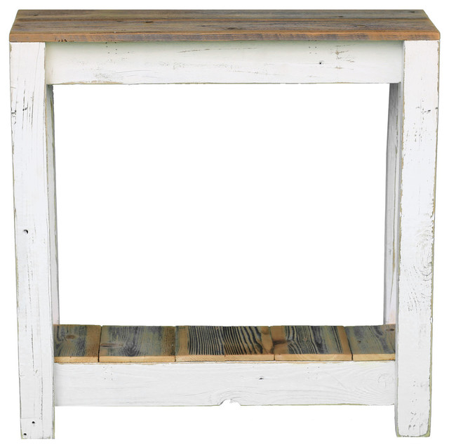 Combo Console Table, White, 30" - Farmhouse - Console Tables - by Doug ...