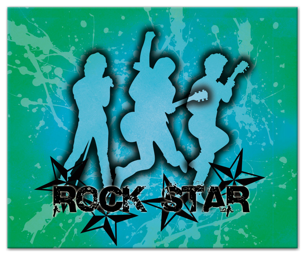 Rock Star Wall Art, 24x20 - Contemporary - Prints And Posters - by ...
