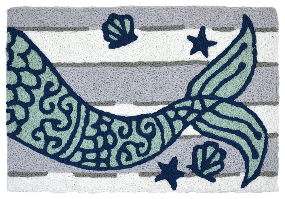 JellyBean Accent Rug Mermaid's Tail - Beach Style - Outdoor Rugs - by ...