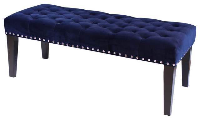 Markelo Velvet Bench - Contemporary - Upholstered Benches - by Monsoon ...