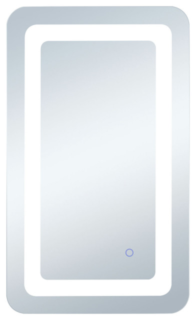 Genesis 27Inx30In Soft Edge Led Mirror - Modern - Bathroom Mirrors - by Kolibri Decor | Houzz