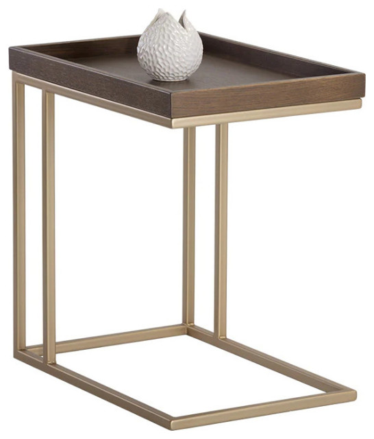Bairre C- Shaped End Table - Contemporary - Side Tables And End Tables ...