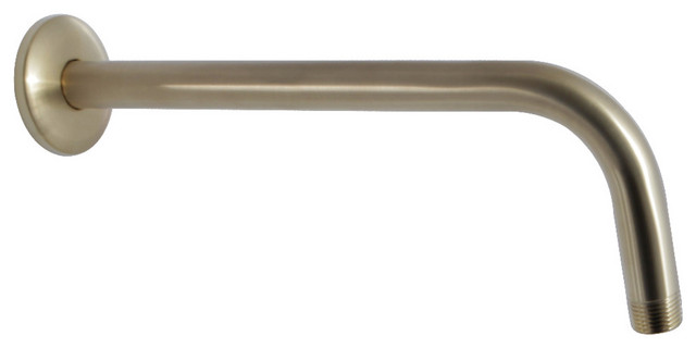 Kingston Brass K112A7 Claremont 12-Inch Shower Arm, Brushed Brass ...