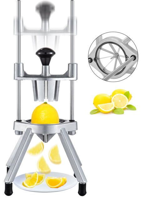 VEVOR Citrus Cutter Lemon Wedge Slicer 8-Section Cutter Slicer ...