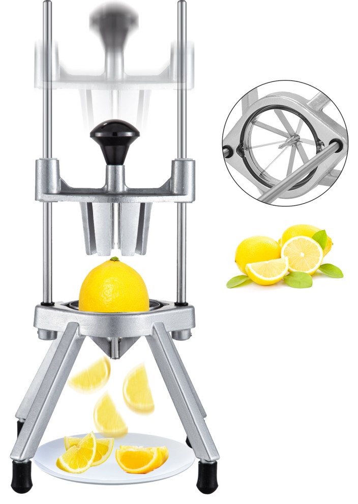 VEVOR Citrus Cutter Lemon Wedge Slicer 8-Section Cutter Slicer ...