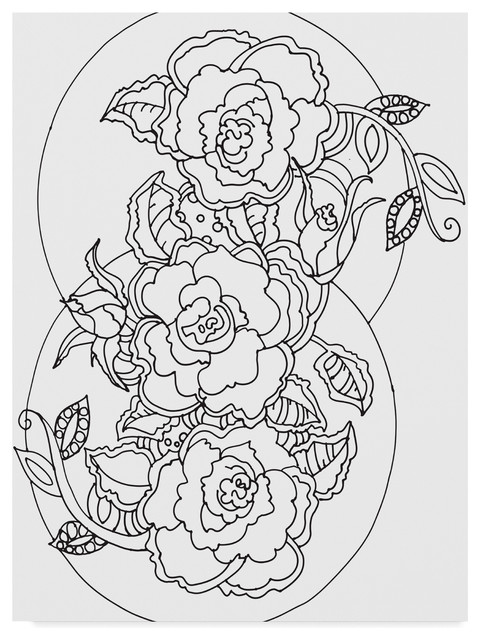 Valarie Wade 'Roses' Canvas Art, 19"x14" - Contemporary - Prints And ...