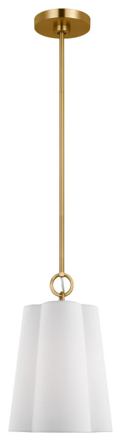 Visual Comfort Studio KSP1071BBS 1-Light Pendant, Bronte - Transitional ...