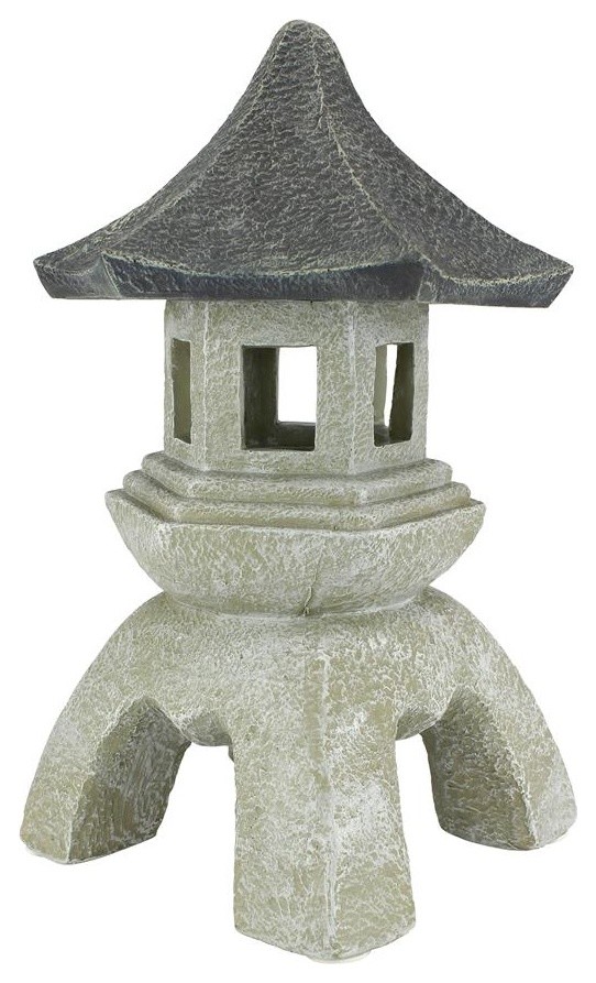 Large Pagoda Lantern Statue - Asian - Garden Statues And Yard Art - by ...