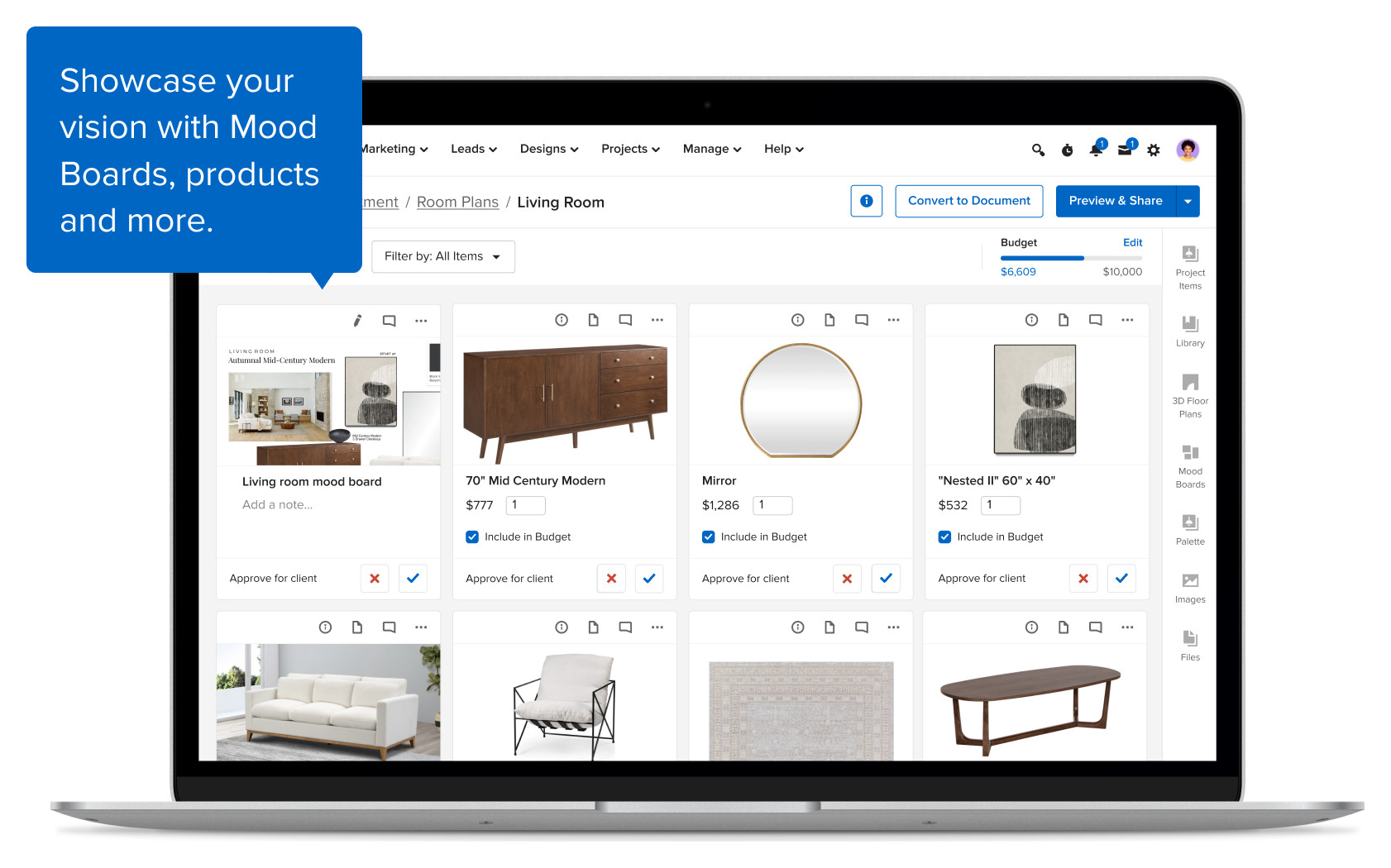 Houzz Launches Selections in Houzz Pro