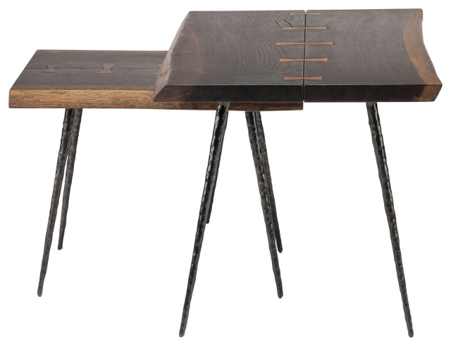 Nexa Seared Wood Side Table - Midcentury - Coffee Table Sets - by ...