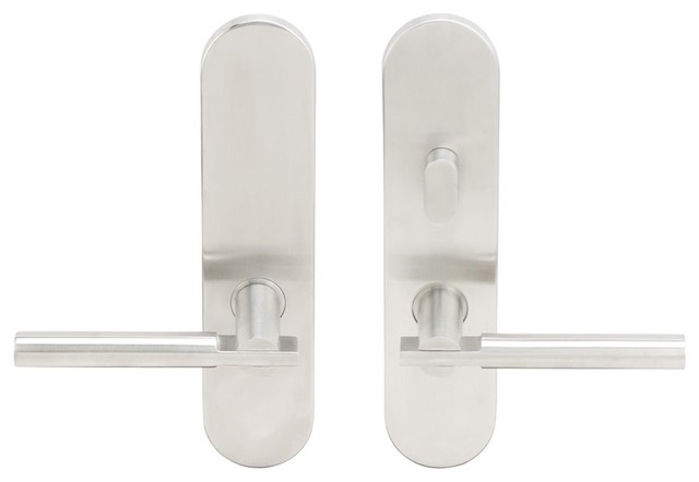 Sequoia Lever, Tubular Passage, Privacy Bolt, Left Hand, Satin ...