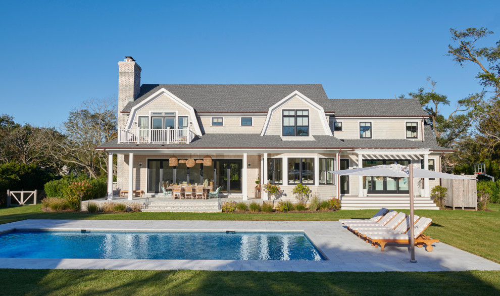 Quogue Residence - Beach Style - Exterior - Houston - by Wills Design ...