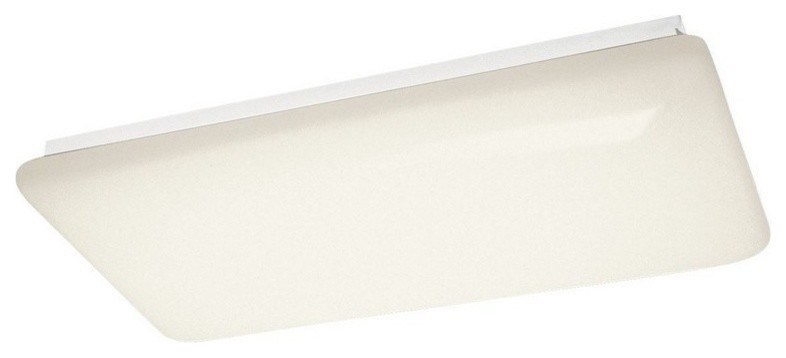 LED Linear Ceiling Light, 50" - Contemporary - Flush-mount Ceiling ...