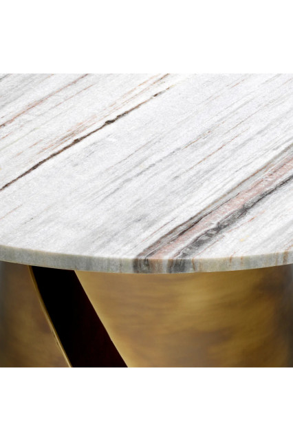 White Marble Coffee Table | Eichholtz Nuova - Contemporary - Coffee ...