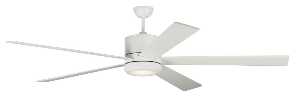 Visual Comfort Fan Vision 3 Blade LED Ceiling Fan, Brushed Steel ...