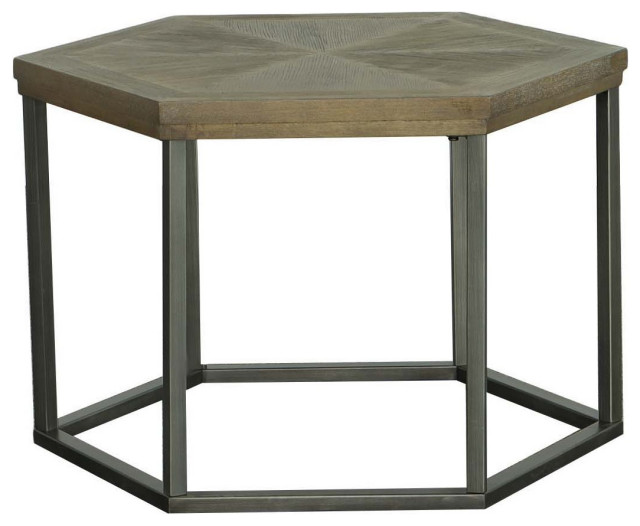Adison Cove Hexagon Bunching Cocktail Table - Industrial - Coffee ...