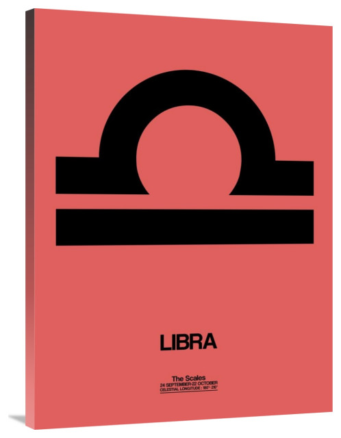 "Libra Zodiac Sign Black" Fine Art Print, 30" x 40" - Modern - Prints ...